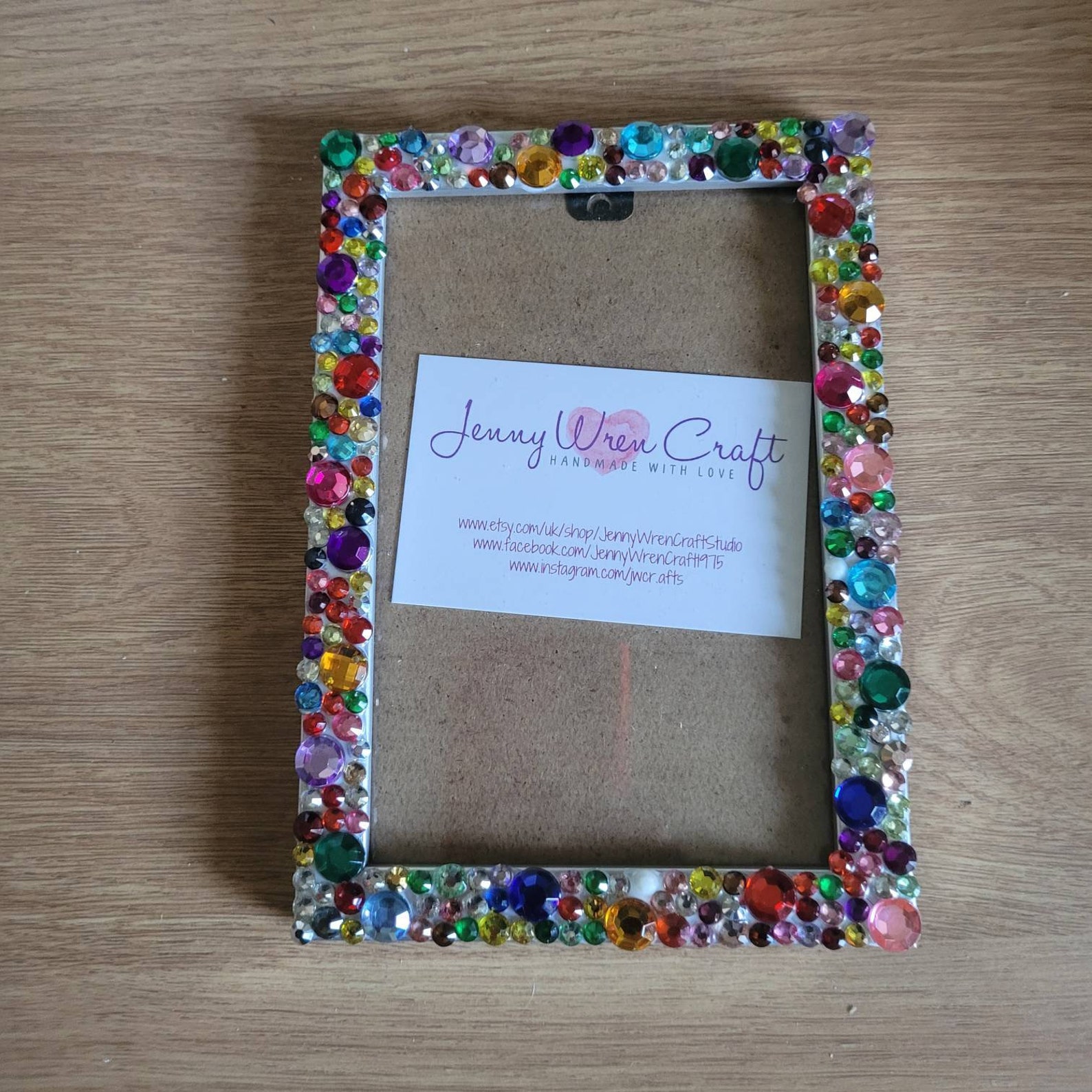 Colourful Rhinestone Crystal Photo Frame 4 X 6 Inches - Etsy