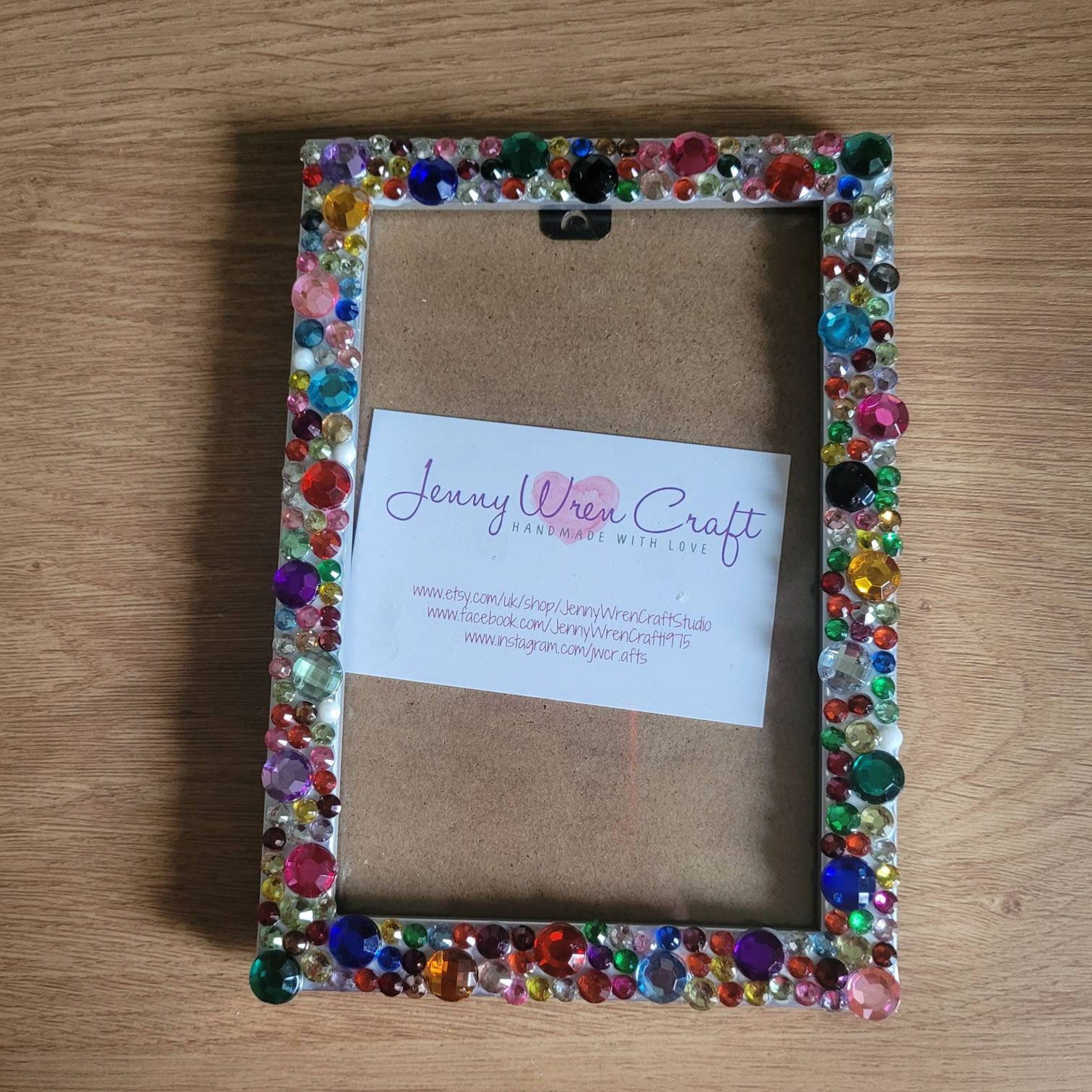 Colourful Rhinestone Crystal Photo Frame 4 X 6 Inches - Etsy