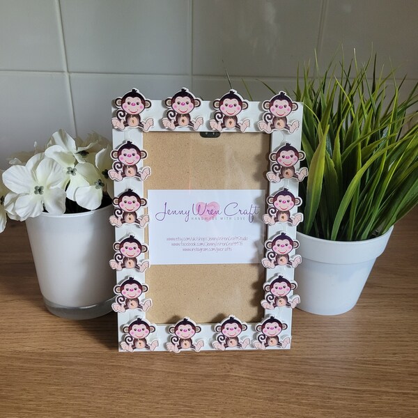 Monkey Picture Frame - Etsy