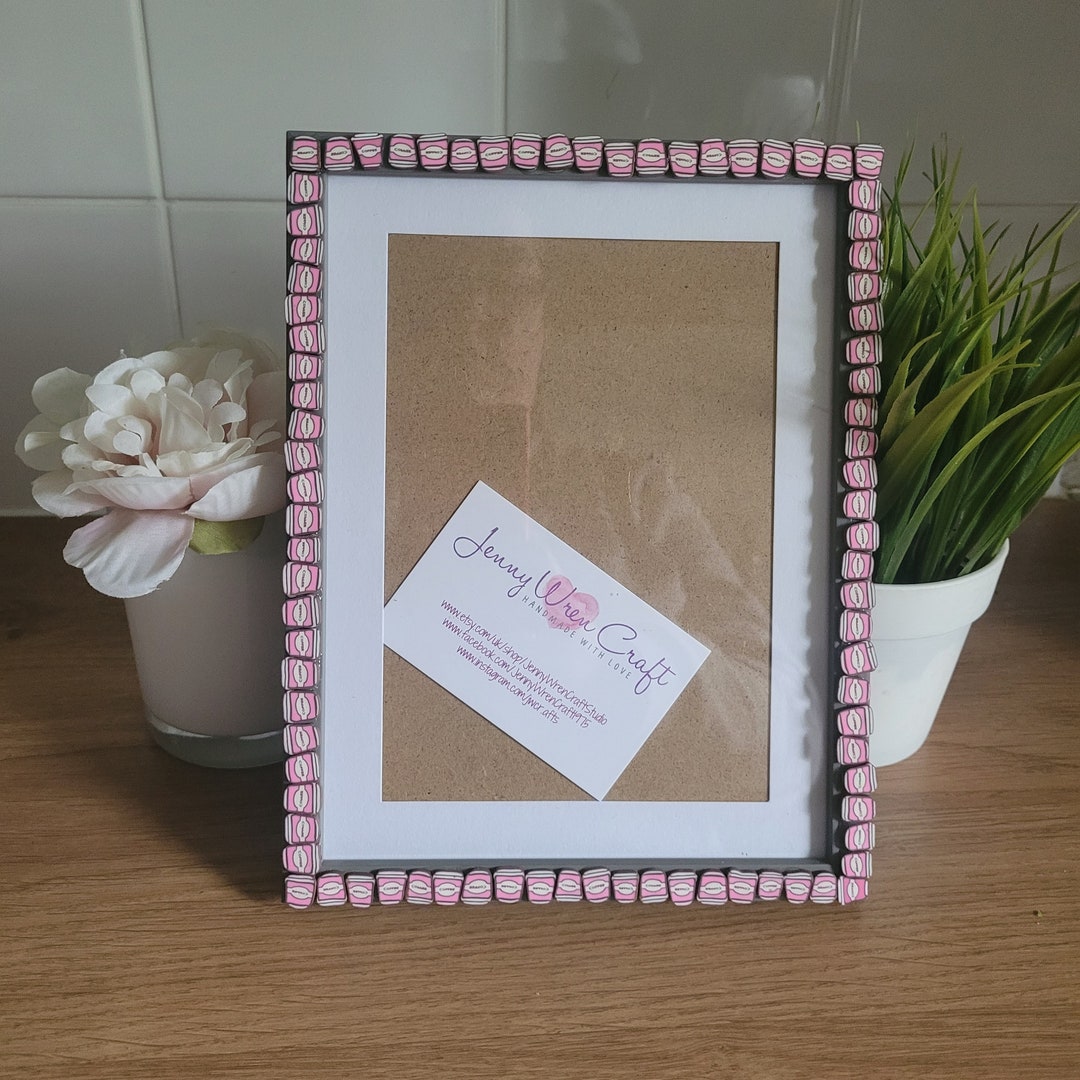 Large Coffee Cup Clay Slices Photo Frame 5 X 7 Inches With Border, 6 X ...