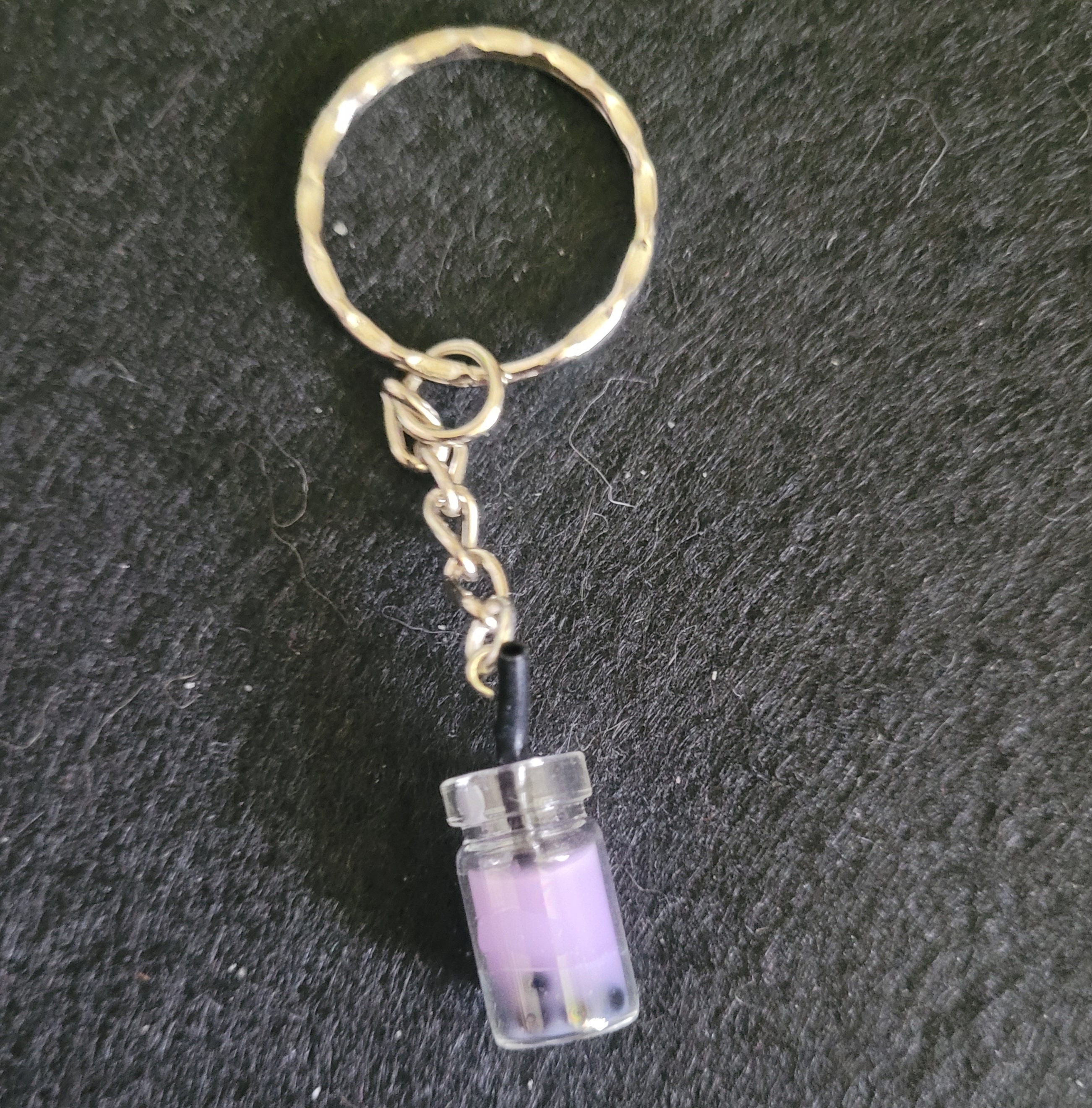 Colourful Glass Bubble Tea Key Ring/bag Tag - Etsy