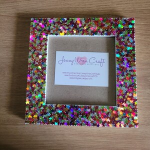 Colourful Puzzle Piece Glitter Square Photo Frame 5 X 5 Inches - Etsy