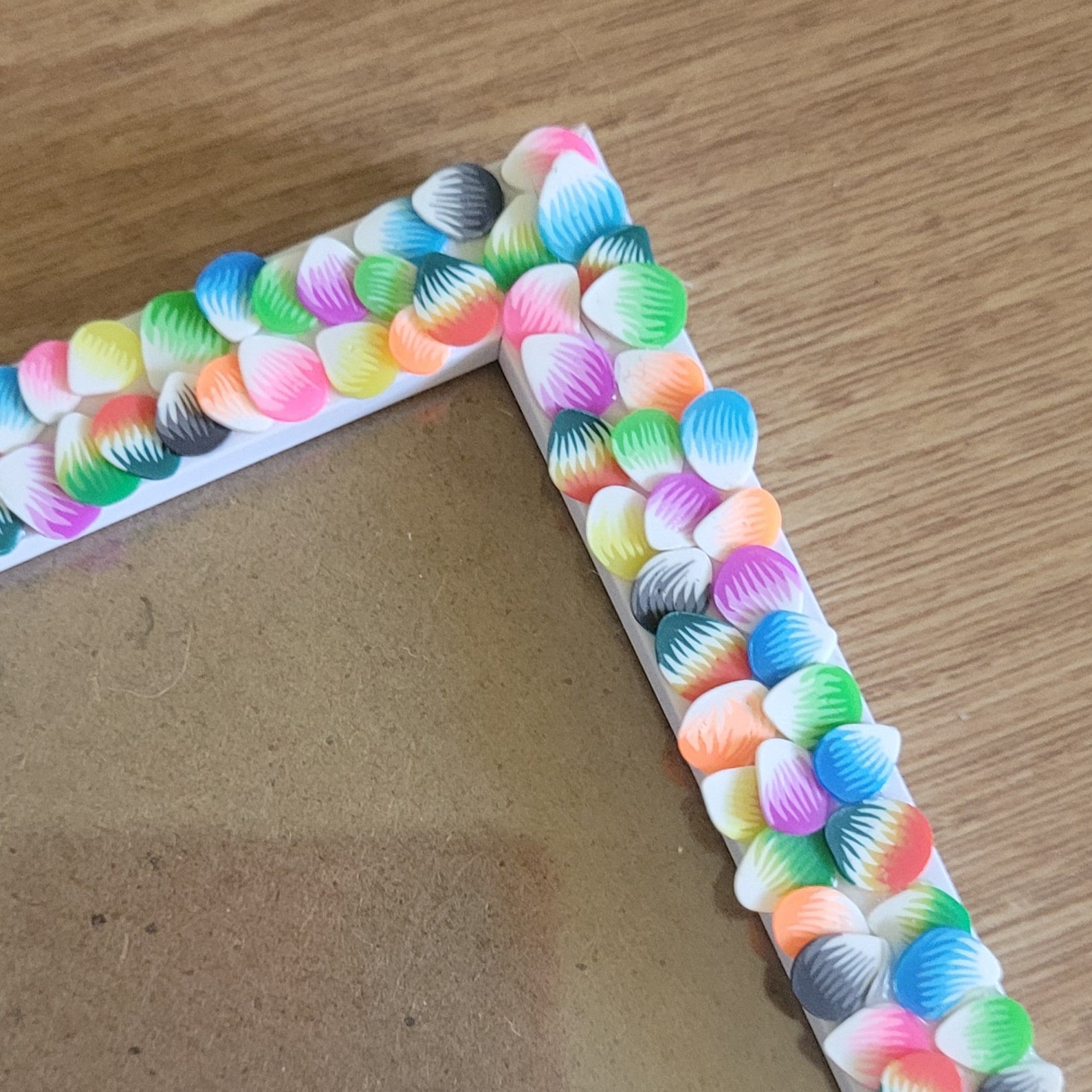Colourful Feather Clay Slices Photo Frame 4 X 6 Inches - Etsy