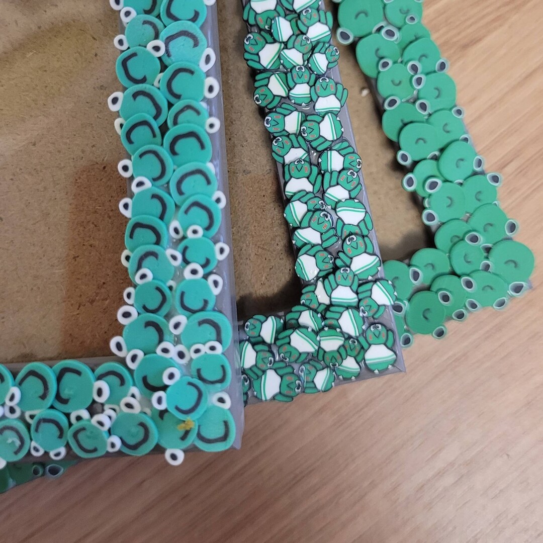 Fimo Slice Green Frog Photo Frame 4 X 6 Inches - Etsy