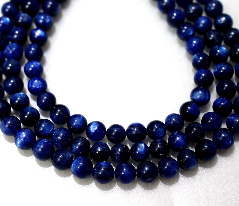 AAA Blue Kyanite Round Beads 6mm 8mm 10mm 12mm Blue Kyanite - Etsy