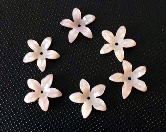 Pink Shell Flower - Etsy