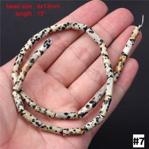 Multi-shape Natural Dalmatian Jasper Beads, Gravel Abacus Cubes Wheel ...
