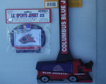 Columbus Blue Jackets Zamboni Ice Scraper and Key Chains | Etsy