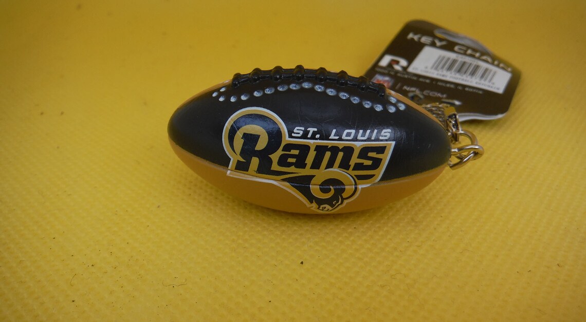 St. Louis Rams Football Key Chain - Etsy