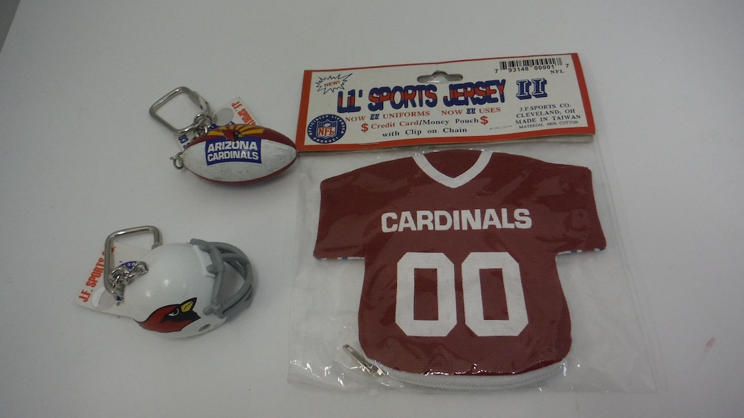 J.F. Sports Three Arizona Cardinal Football Jersey Key Chains - Etsy