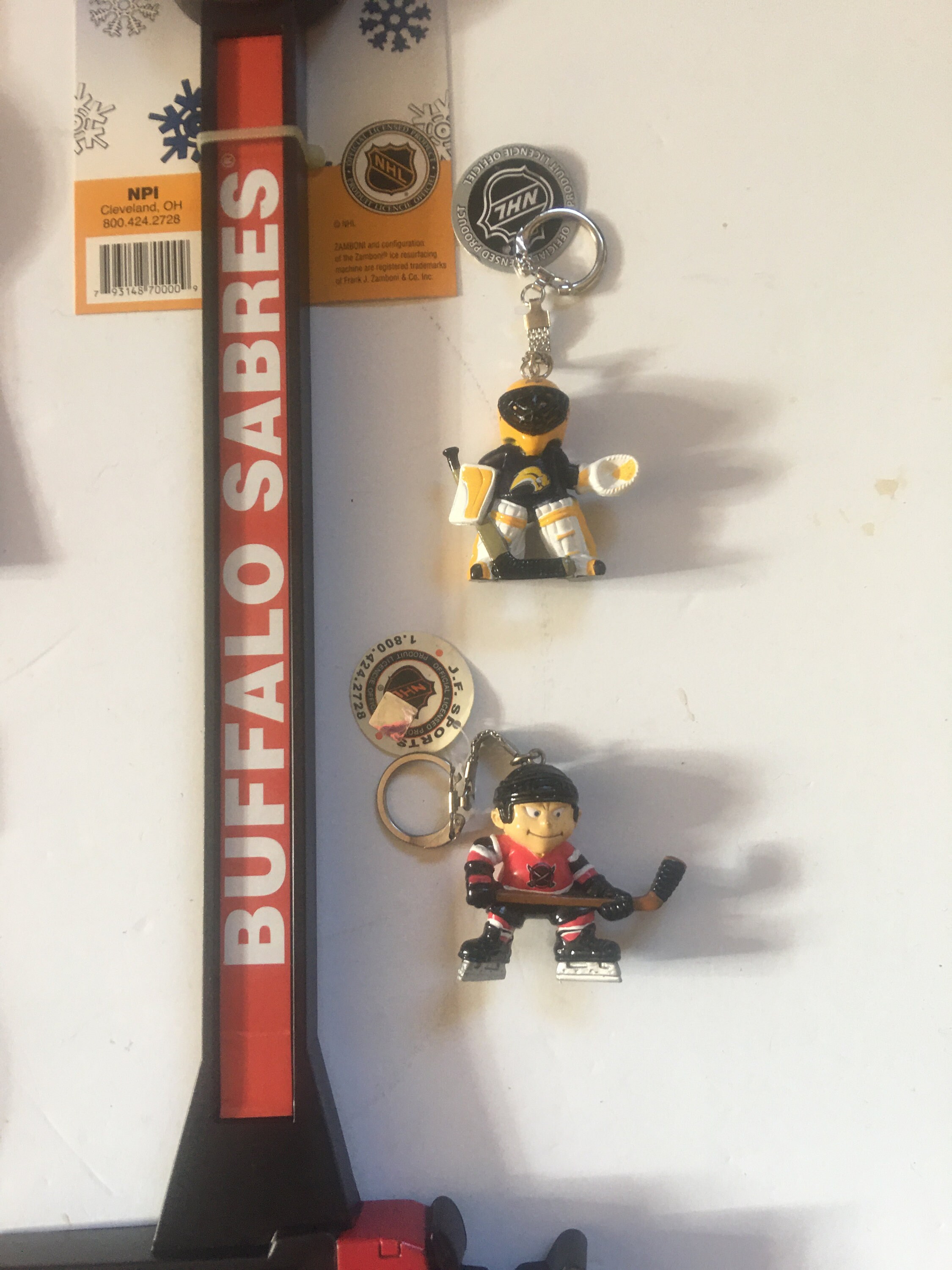 Buffalo Sabers Zamboni Ice Scraper, Pair of Sabers Toothbrushes and ...