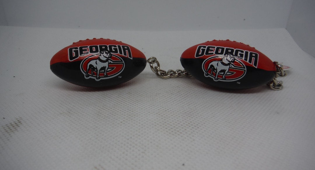 Georgia Bulldog Football Key Chains - Etsy