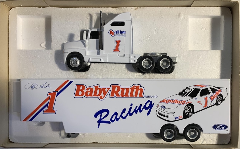 Vintage Peachstate Jeff Gordon Baby Ruth Transporter Bill Davis Racing ...