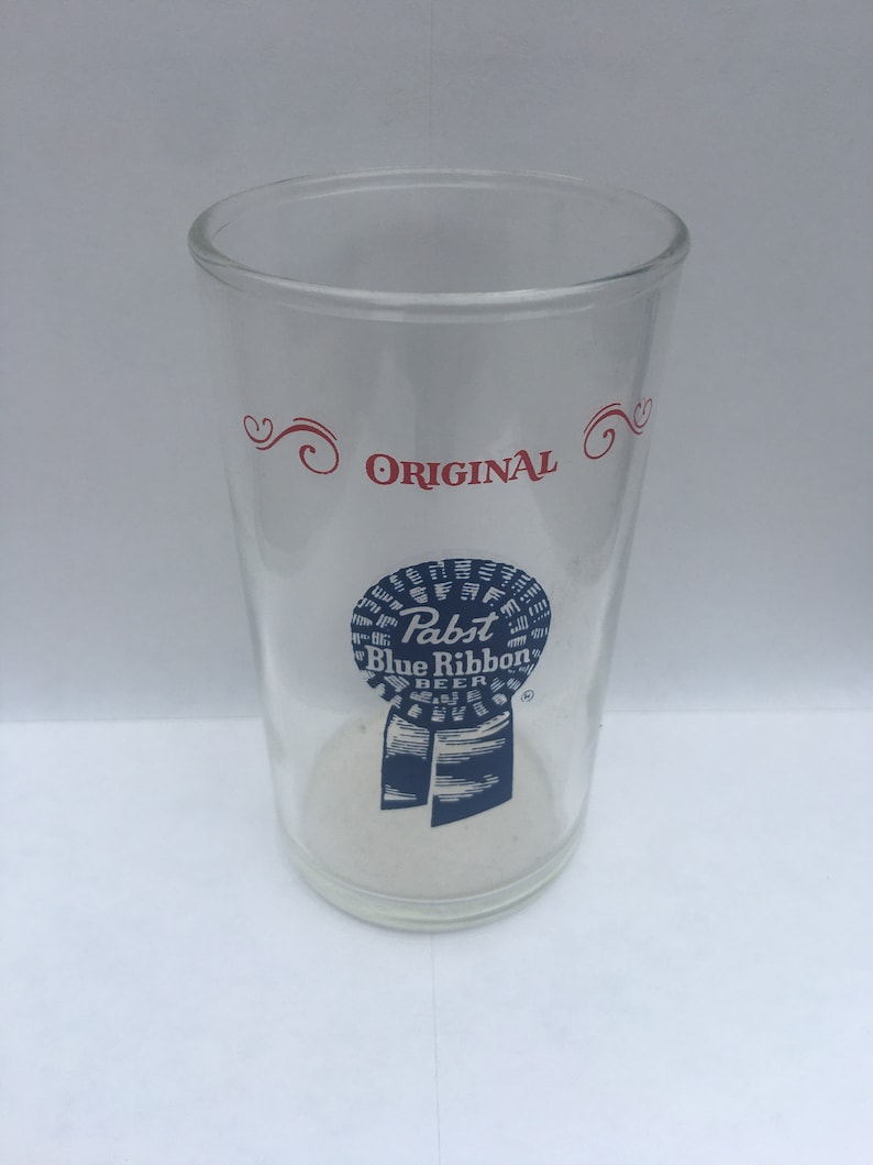 Vintage Pabst Blue Ribbon Glass - Pabst Brewing Company, Milwaukee ...