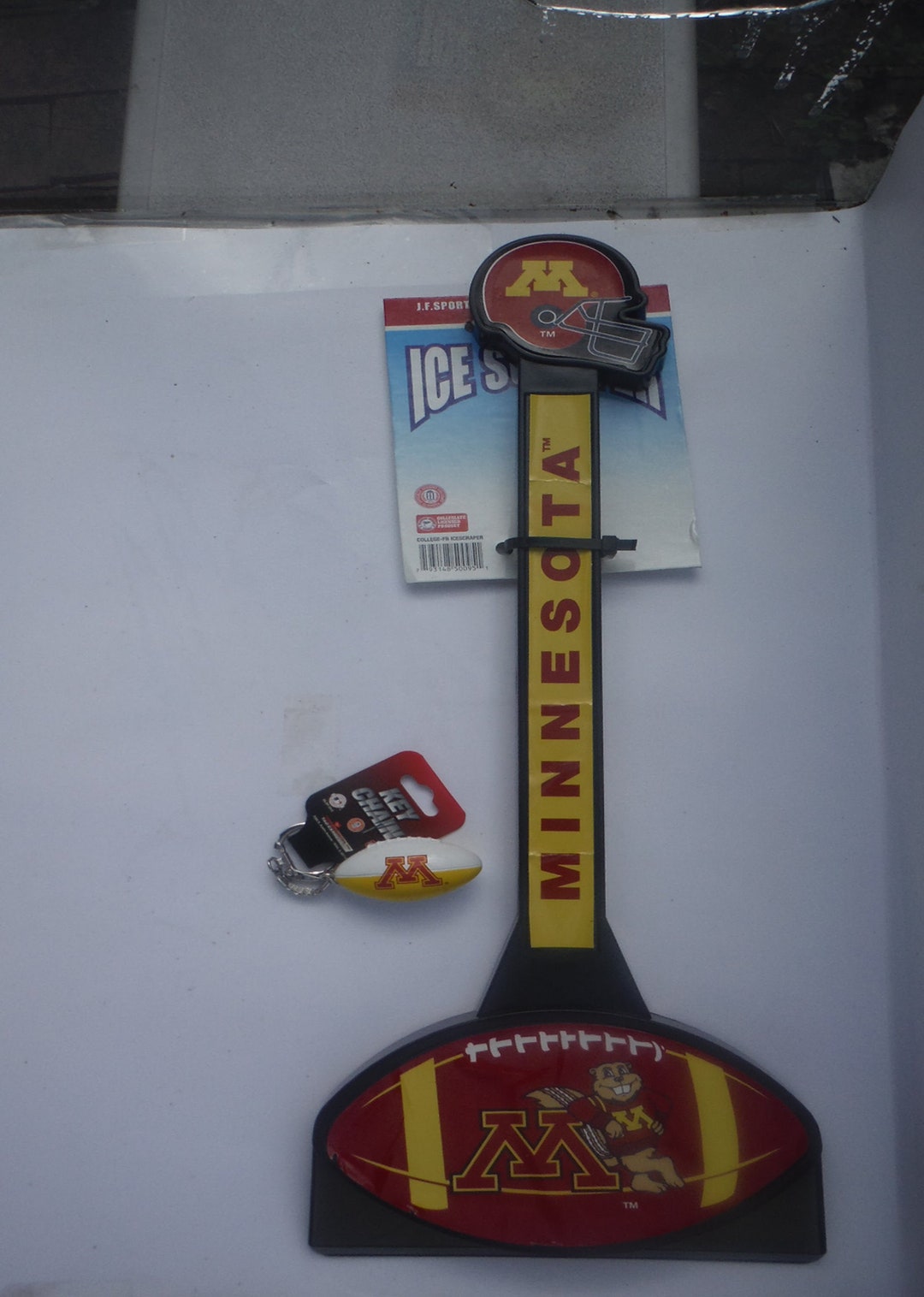 Minnesota Golden Gophers Football Ice Scraper & Football Key Chain - Etsy