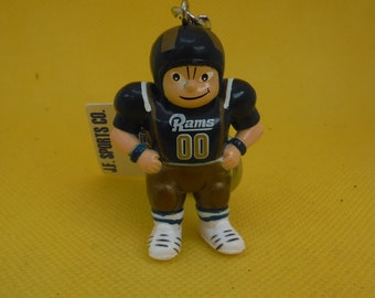Los Angeles Rams Football Key Chain | Etsy