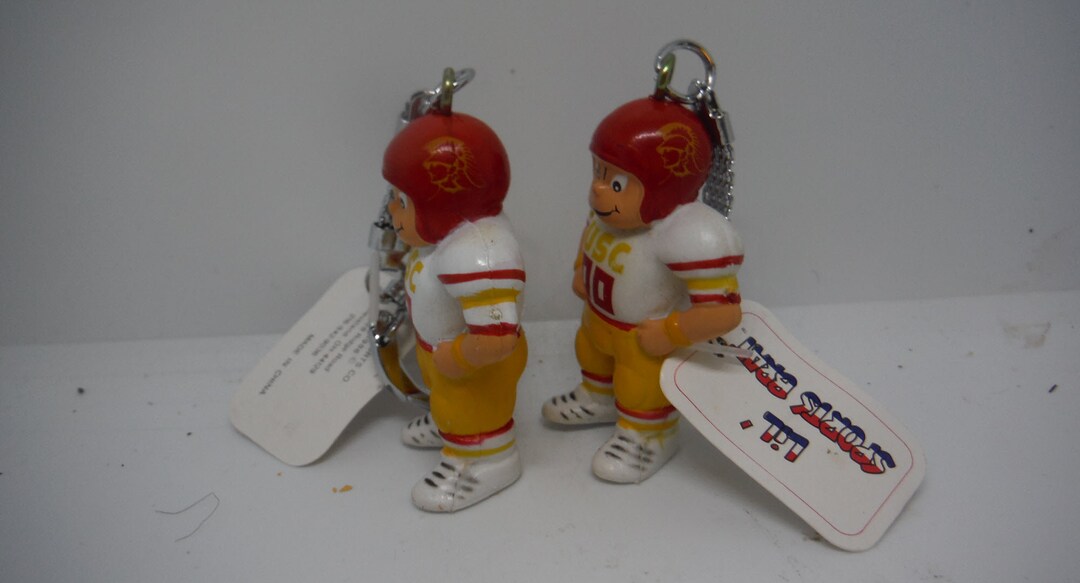 USC Trojans Lil' Sport Football Key Chains - Etsy