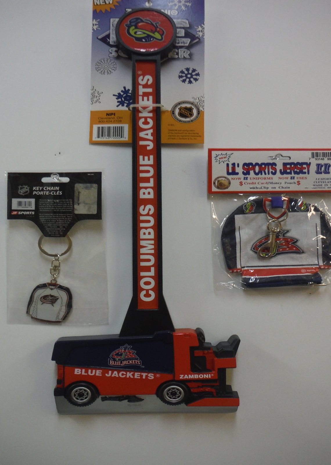 Columbus Blue Jackets Zamboni Ice Scraper and Key Chains - Etsy