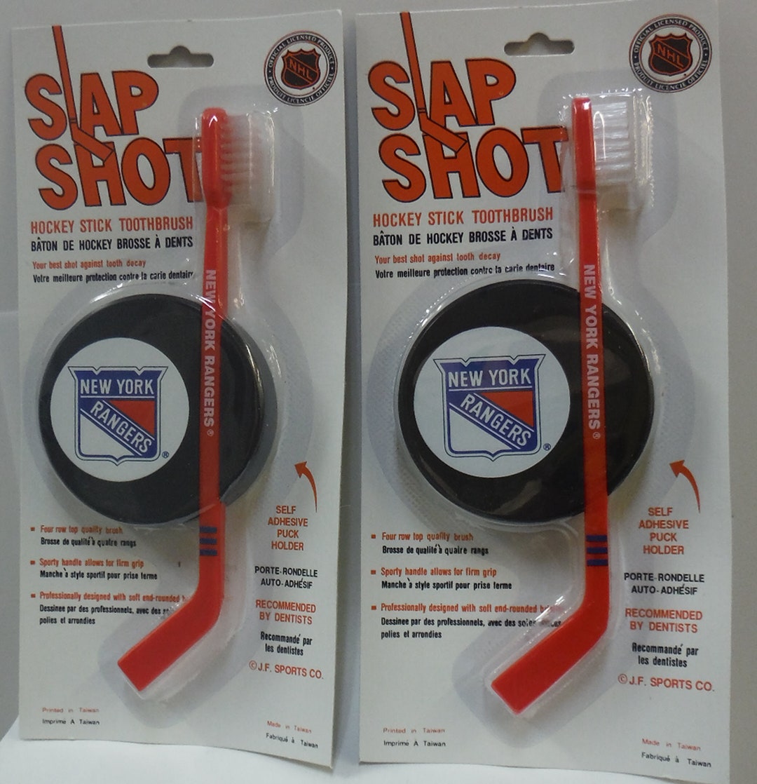 Pair of New York Rangers Slap-shot Toothbrush - Etsy