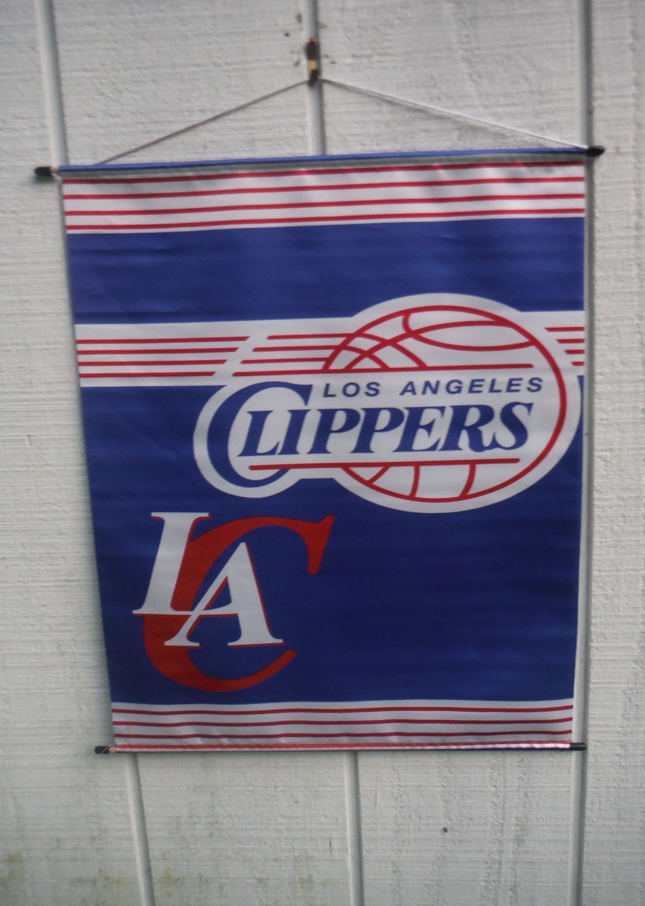 Los Angeles Clippers Satin Basketball Banner - Etsy