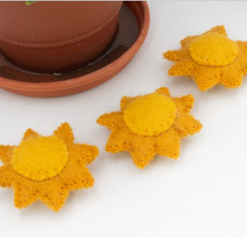 Felt Sun - Etsy