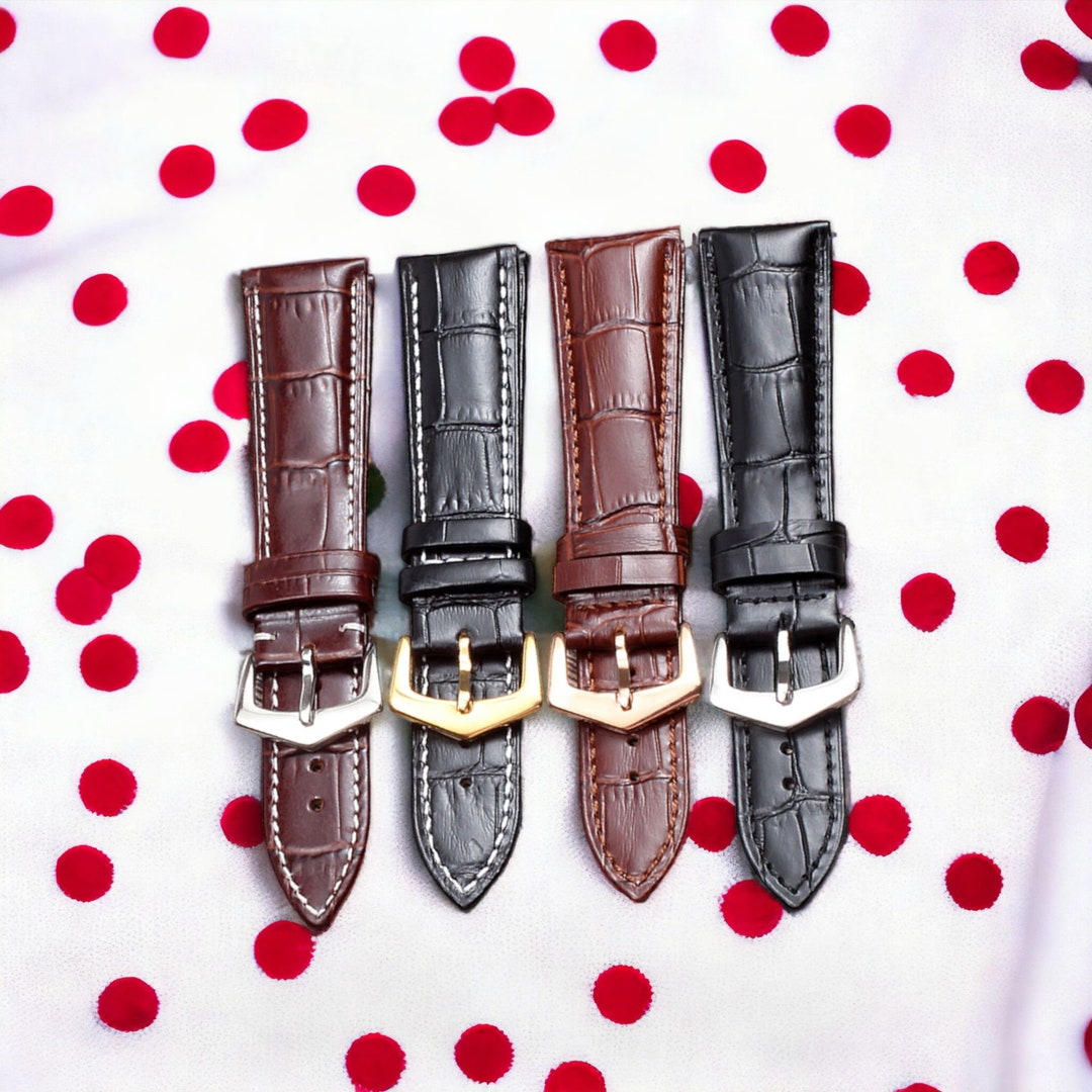 Genuine Leather Strap Fit for Patek Philippe Watch Strap Replacement ...