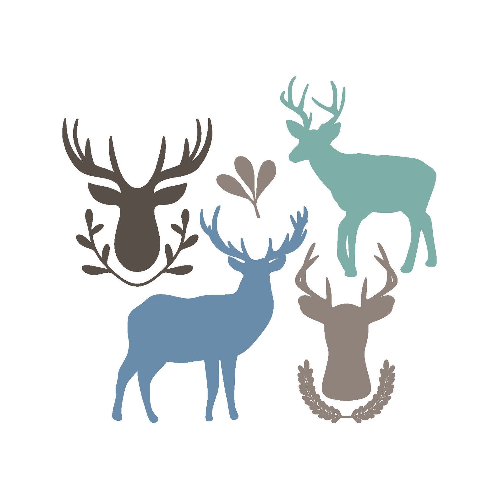 Deer Elements SVG - Etsy