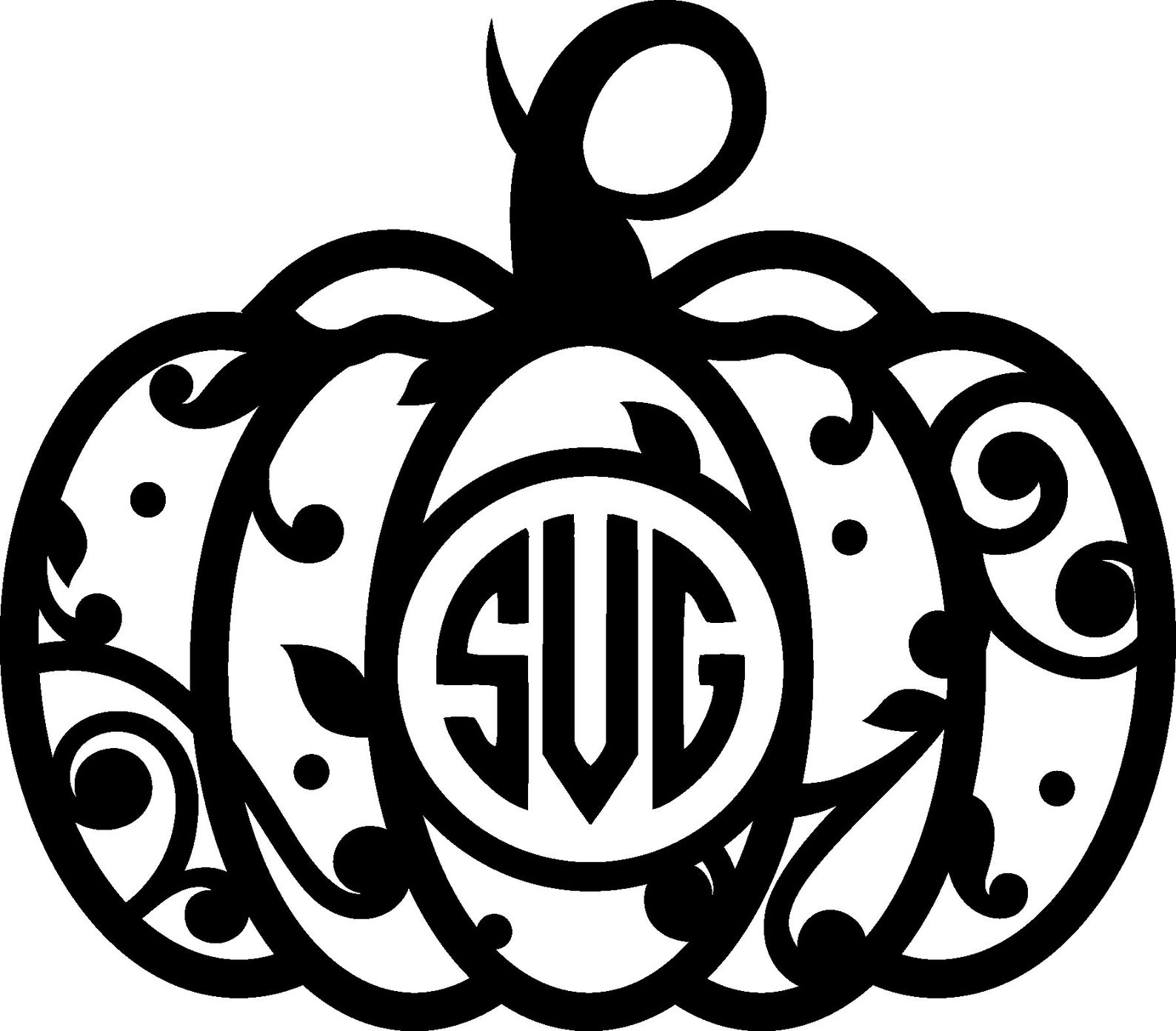 Pumpkin SVG File - Etsy