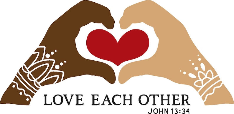 Love Each Other Digital SVG Download - Etsy