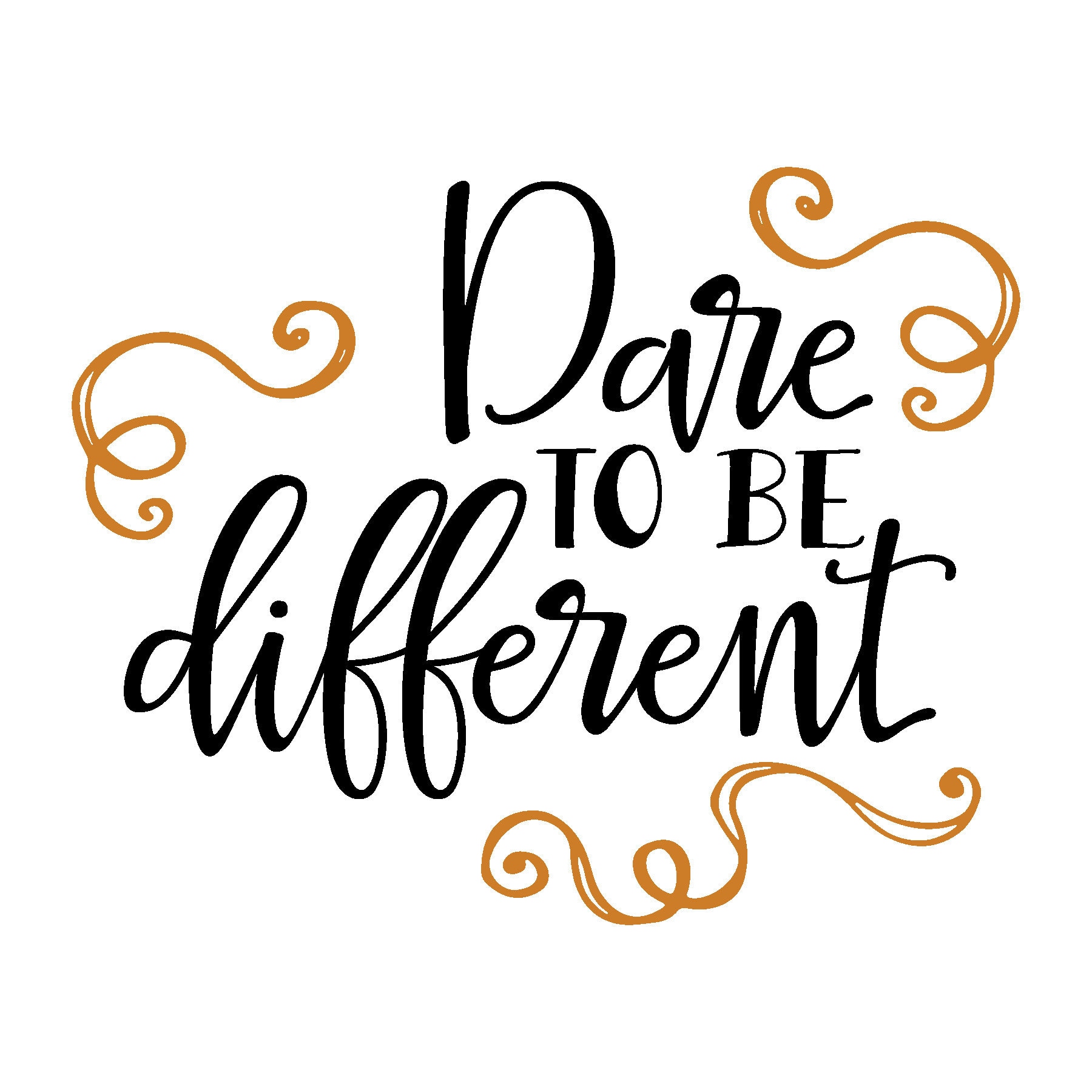 Dare to Be Different SVG - Etsy