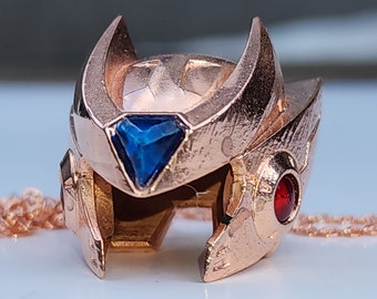 Zero Helmet 24k Gold Plated Necklace, Keychain, Display Piece 1:10 ...