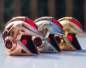 Zero Helmet 24k Gold Plated Necklace, Keychain, Display Piece 1:10 ...