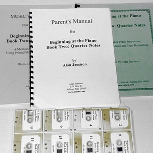 Alan Jemison Piano Instruction Method Book 2 Quarter Notes - Etsy