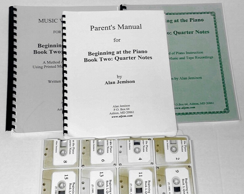 Alan Jemison Piano Instruction Method Book 2 Quarter Notes - Etsy