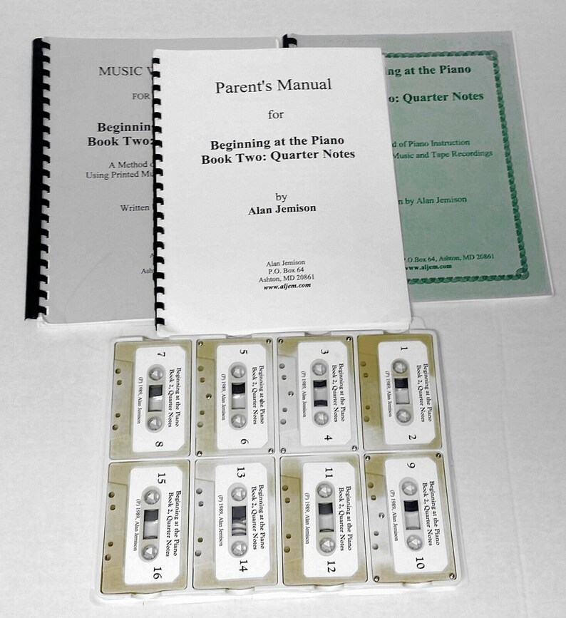 Alan Jemison Piano Instruction Method Book 2 Quarter Notes - Etsy