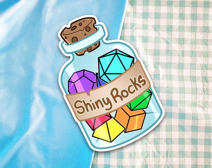 MUSHROOM DICE DND Sticker, D20 Sticker, Dnd Vinyl Sticker, Dnd ...