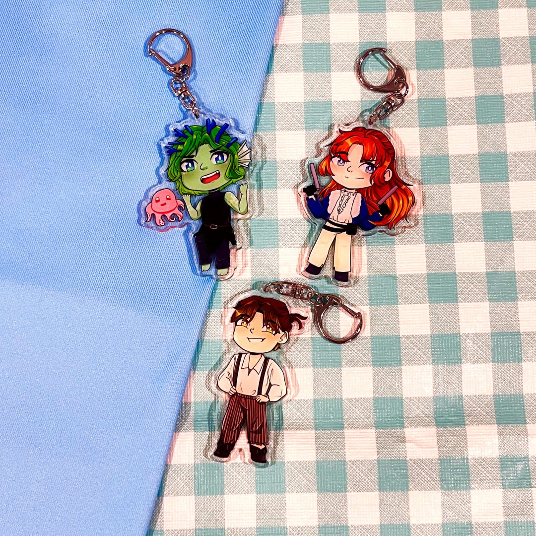 JRWI Character Charms | Just Roll With It | Riptide Pirates - Etsy