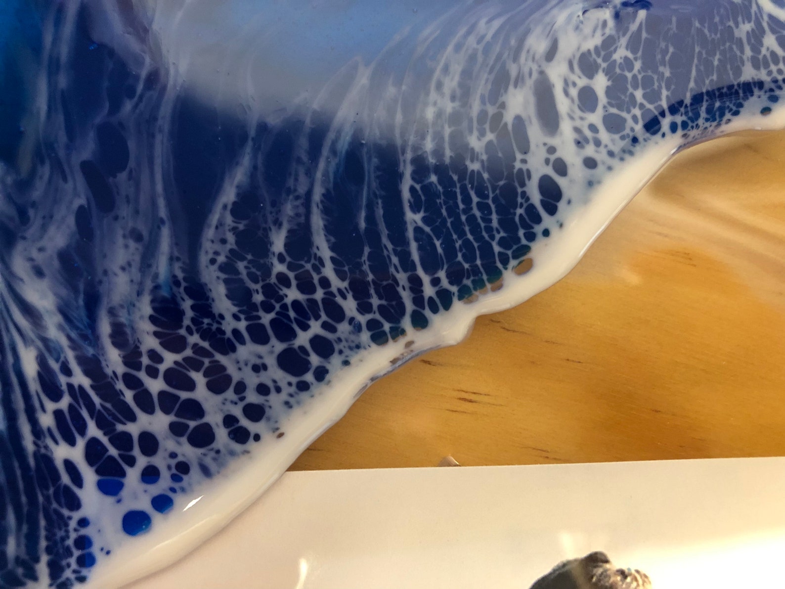 Acrylic Photo Frame-transparent-resin Ornaments-ocean Resin Art-art ...