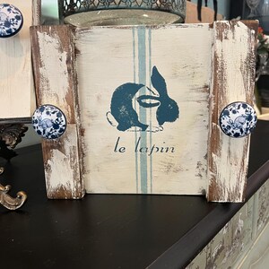 1 Day Ready Ship! 3 Styles, French Country Le Lapin, Bunny, Hare Wall ...