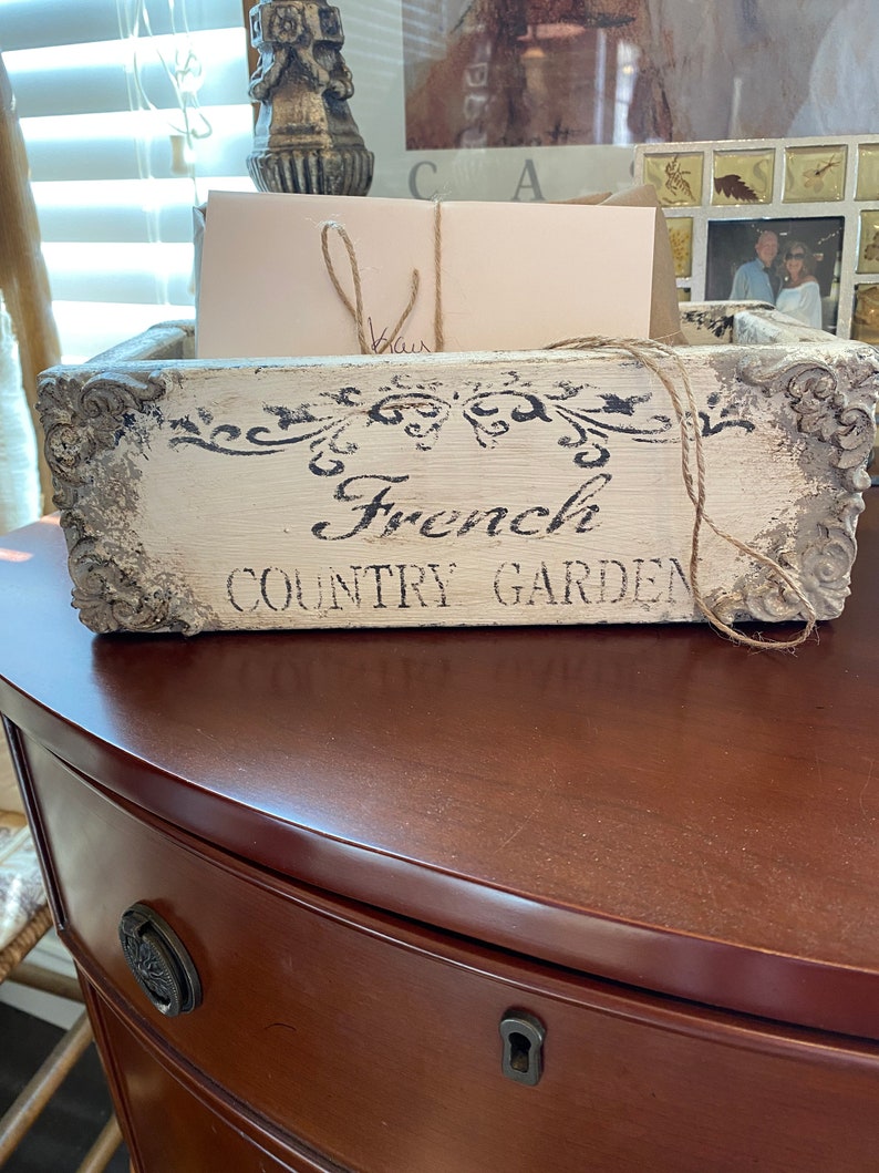 Rustic French Country Garden Planter Box 10.25x5 or 12x8.5 French ...
