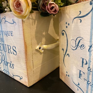 NEW!! 8x7.25x7 Elegant Rustic French Country Fleur Boutique or Le T ...