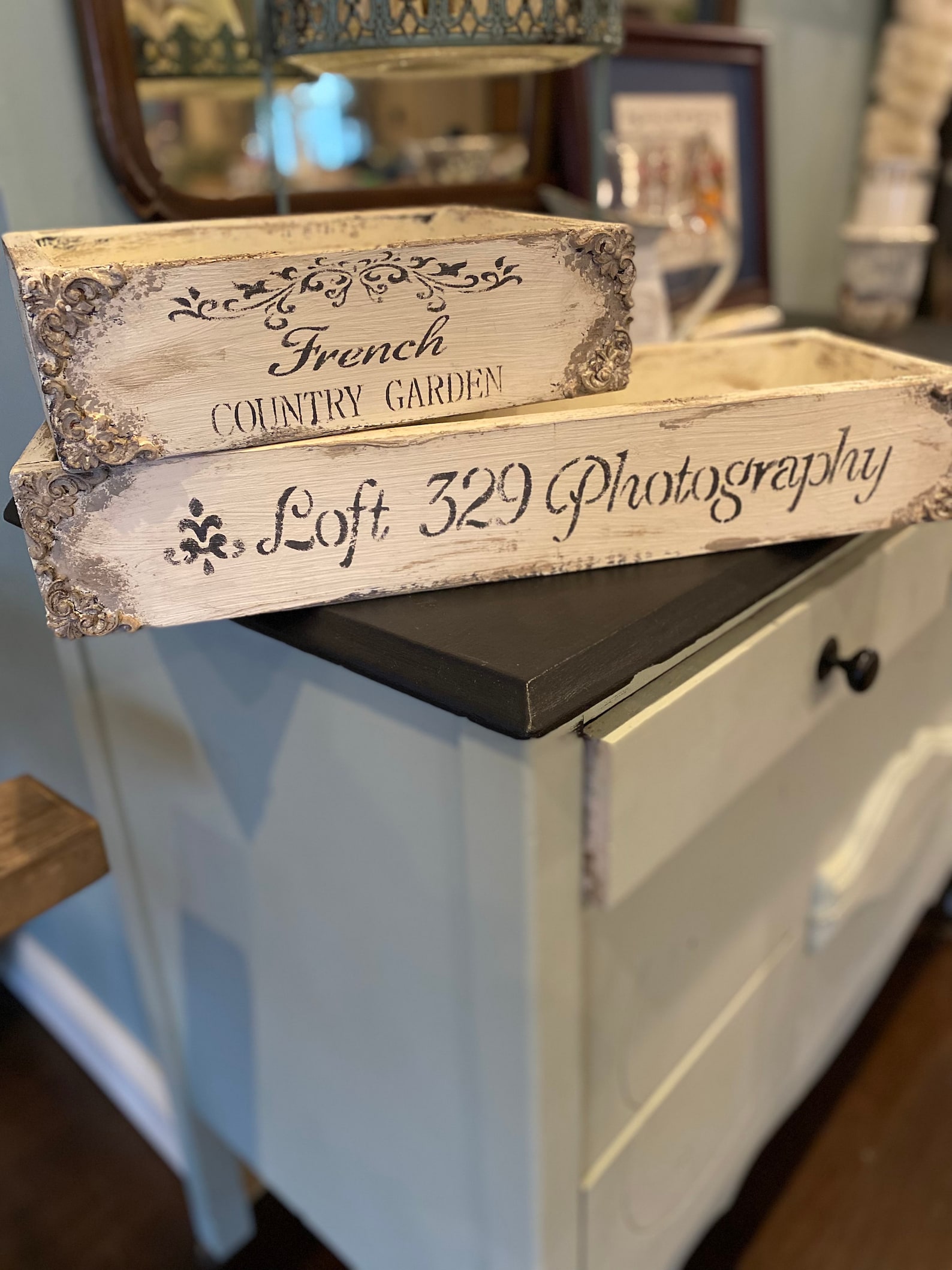 Rustic French Country Garden Planter Box 10x5 or 12x8.5 French Country ...