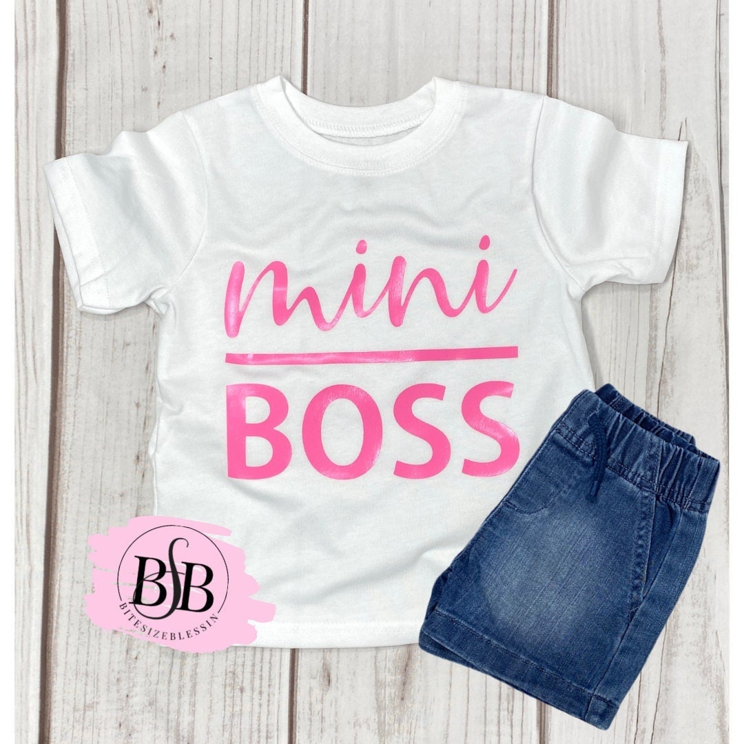 Mini Boss Toddler Shirt Mini Boss Shirt Mini Boss Toddler - Etsy