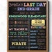 Last Day of School Sign Printable and Customizable Sign for Quarantine ...