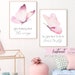 Printable Pink Nursery Wall Decor for Baby Girl Nursery - Etsy