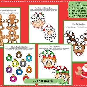 Christmas Toddler + Preschool Dot Activity Printables -fine Motor ...