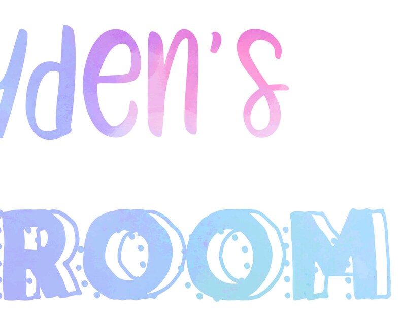 Rainbow Printable Playroom Sign Wall Decor More Colors Kids - Etsy