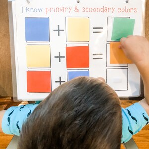 Printable DIY Toddler Busy Binder -quiet Book of Learning and ...