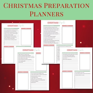 Christmas Planner Printable, Fillable PDF, Printable Organizer for ...