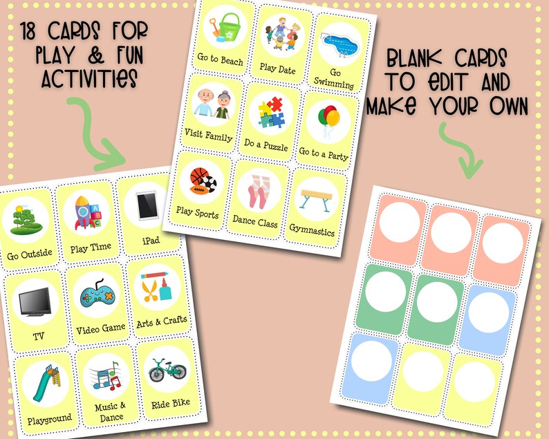 Printable Daily Routine Cards for Kids Activities for Chores - Etsy